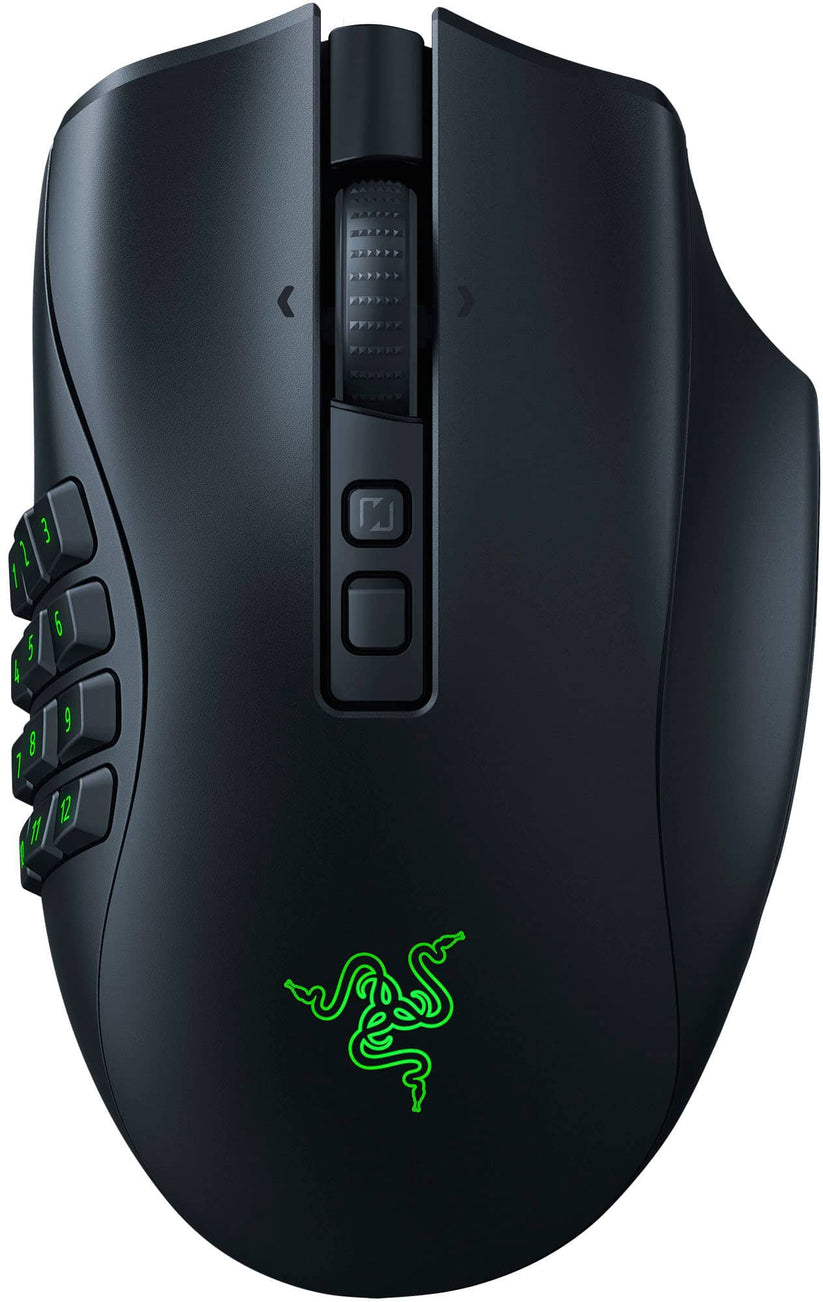 Razer - Naga V2 Pro MMO Wireless Optical Gaming Mouse with Interchange ...